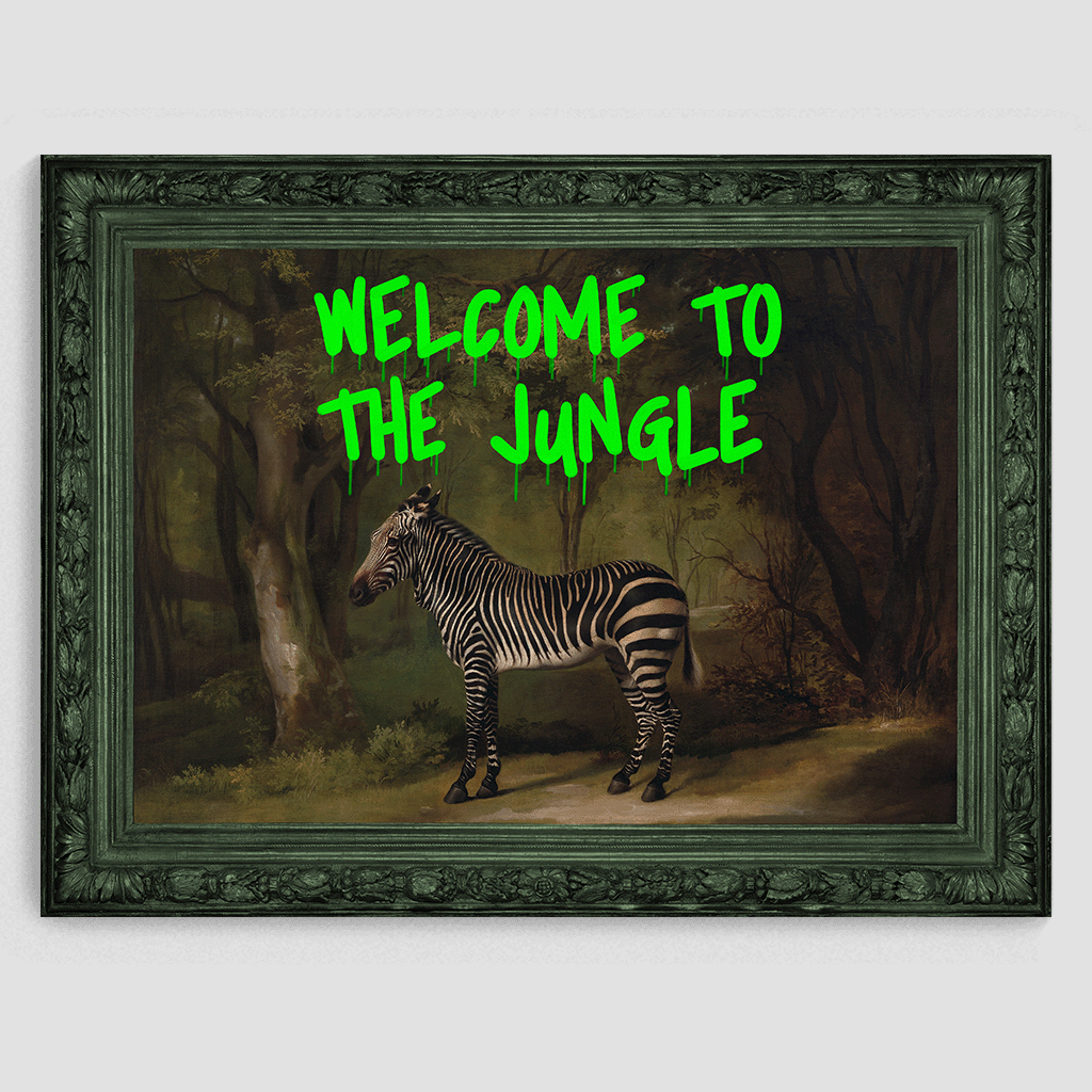 Welcome to the Jungle - Defaced and Quirky Artwork – Prince & Rebel
